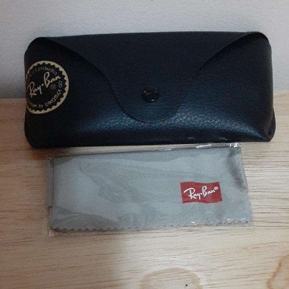 Ray-Ban | Accessories | Rayban Black Sunglasses Case With Cleaning ...